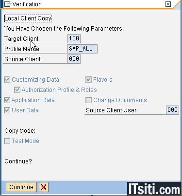 SAP Local Client Copy Steps